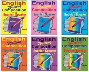 English Writing Composition for Spanish Speakers - Easy to Use ...
